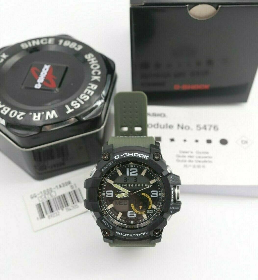 Casio Men's Gg1000-1a3 MUDMASTER G-SHOCK Quartz Casual Watch Green ...