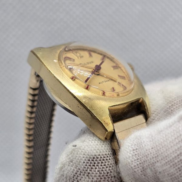 Vintage Bulova N5 1975 Automatic Ladies Watch 10K Gold Plated Needs ...