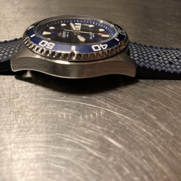 Orient Ray II Blue Dial Analog Rubber Strap FAA02008D9 Automatic 200M ...