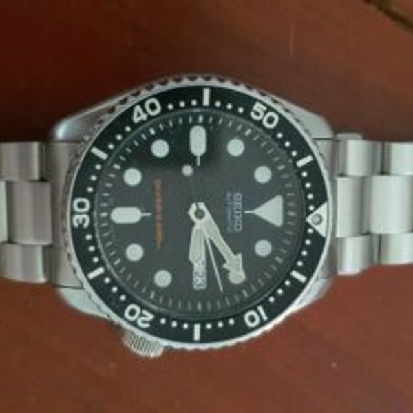 Seiko SKX007 Diver Automatic Black Dial 7S26-0020 Men's Watch with 4 ...