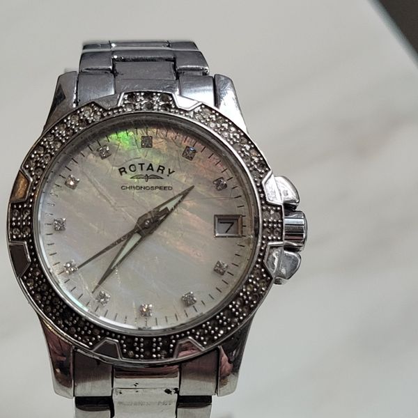 LADIES SWISS ROTARY WATCH SLIGHTLY BATTERED AND BRUISED IDEAL FOR WORK ...