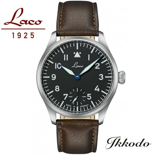 Laco Laco PILOT Special Ulm Manual winding 42.5mm 10 ATM water ...