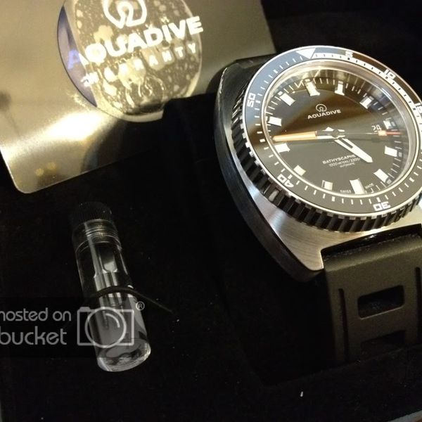 FS: LNIB Aquadive Bathy 100 Stainless Steel - reduced. | WatchCharts ...