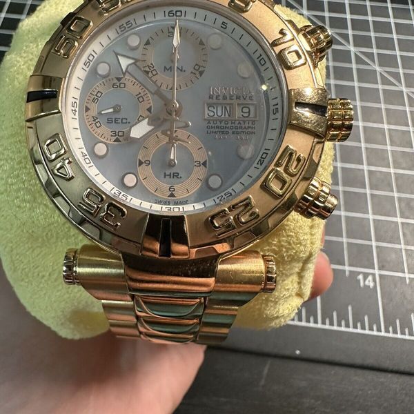 Invicta Reserve Limited EDITIONÂ Auto self winding, # 269 OF-350 Made ...