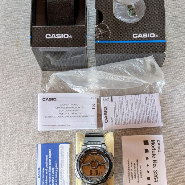 Modded Casio AE1100W-1AVEF Digital Watch | WatchCharts Marketplace