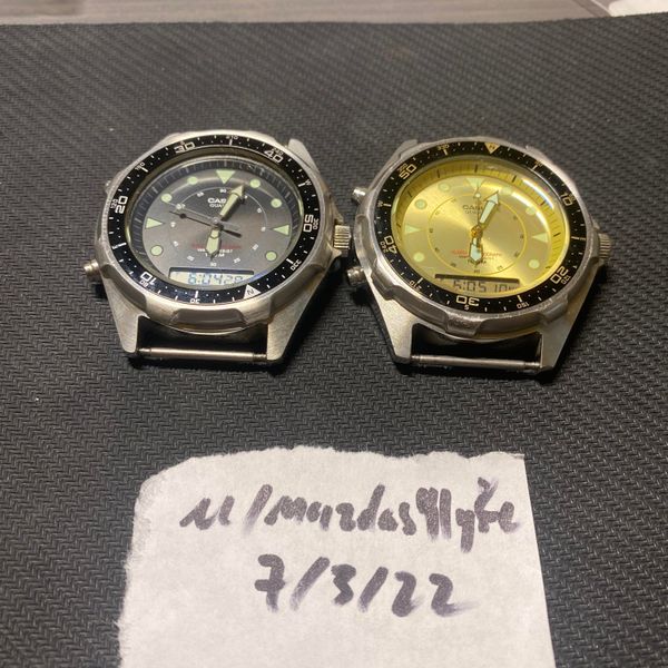 [WTS] [repost] Casio “Arnie” AMW-320R Black and Champagne | WatchCharts