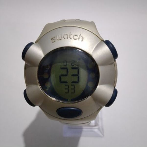 Swatch Beat Aluminium YQS 1000 quartz 1999 vintage working A1 | WatchCharts