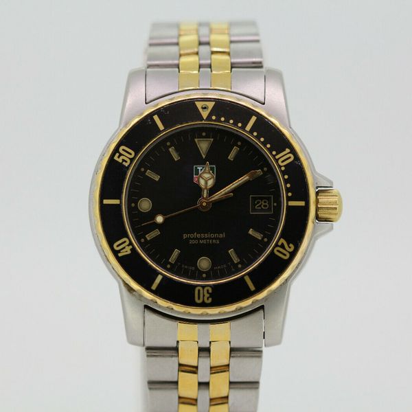 Tag Heuer Professional 925.213g-20 Two Tone Stainless Steel Men's ...