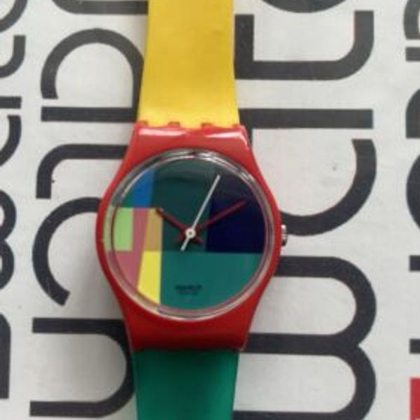 Swatch McSwatch LR105 1985 Standard Ladies 25mm Vintage | WatchCharts ...