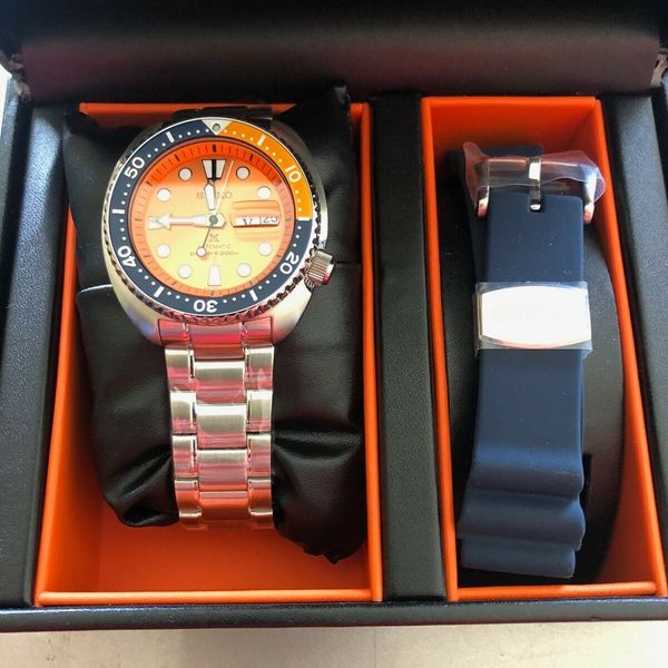 New/Seiko SRPC951KI Orange Nemo Turtle Limited Edition! w/tags Last One ...