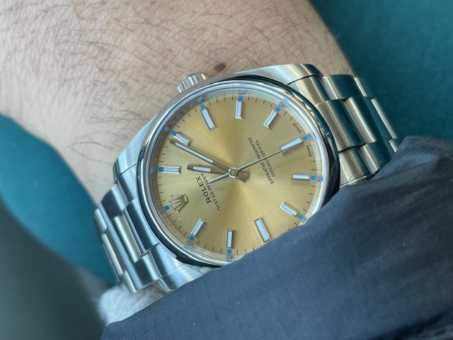 FS: Rolex OP 114200 - White Grape | WatchCharts Marketplace