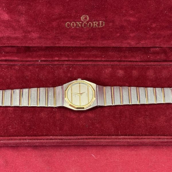 Concord Mariner SG 18k Gold & SS Ladies Quartz Watch in Original Case ...