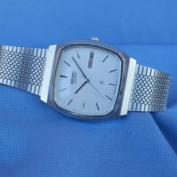 Seiko Dress Quartz 5933 Stainless Steel Made In Japan Vintage 1981 ...