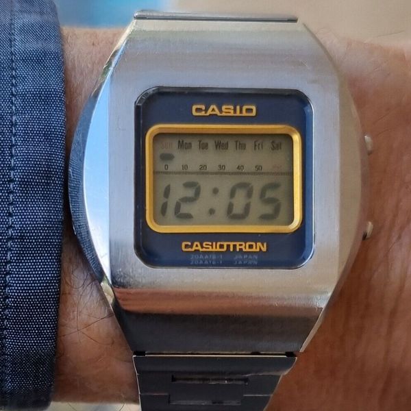 Casio Casiotron S-12 LCD Vintage Watch | WatchCharts Marketplace