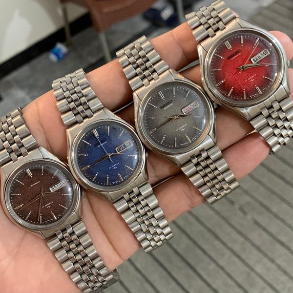 lot of 4 seiko automatic 17 jewels watch for mens japan made cal.6309 ...
