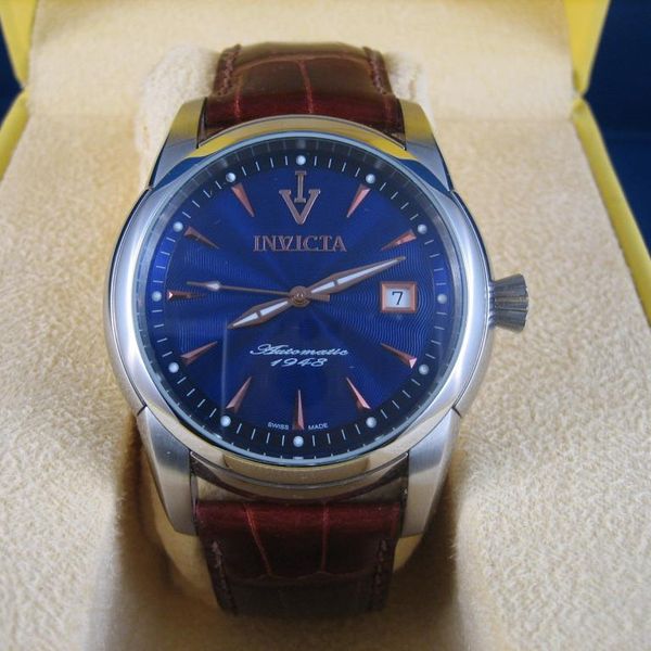 Invicta Vintage 1948 Collection Swiss Made Automatic w/ Alligator Strap ...