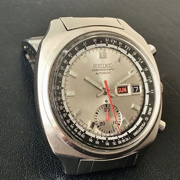 1971 Seiko 6139 - 6022 Pulsations Chronograph Doctor’s Watch Silver ...