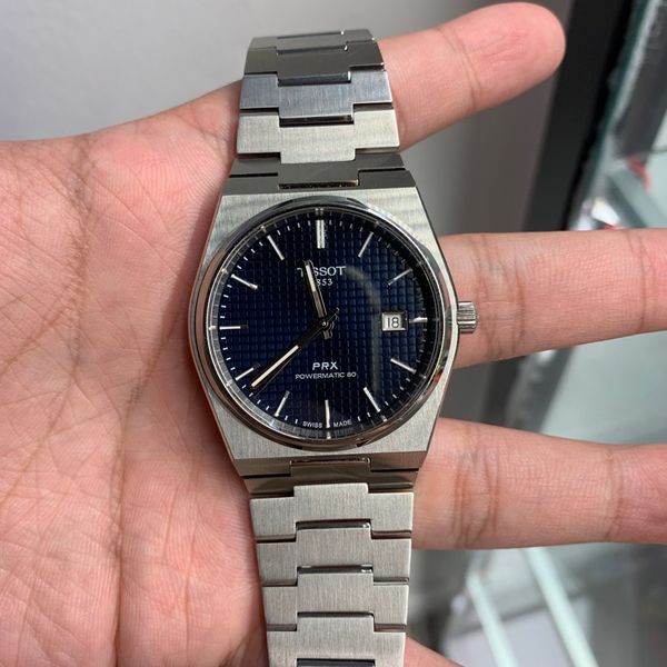 Tissot PRX powermatic 80 40mm Dark Blue dial | WatchCharts Marketplace