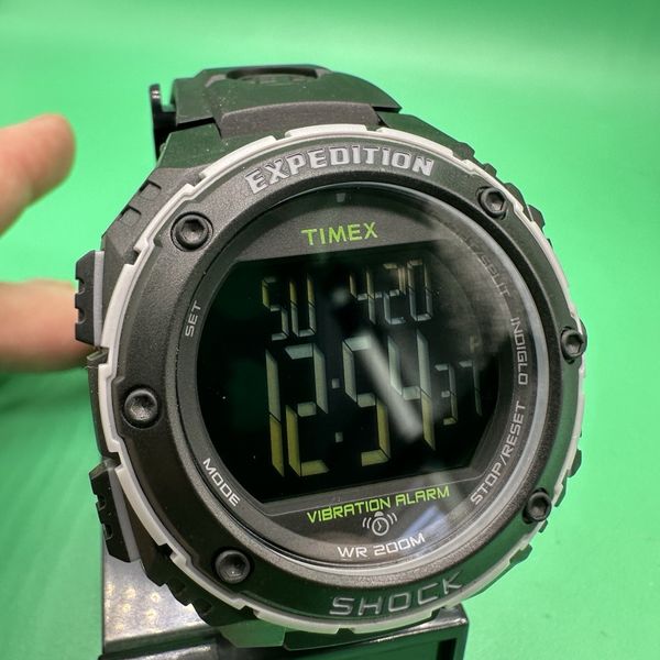 Timex Men Expedition Shock XL Digital Watch -Â TW4B24100JT Vibration ...