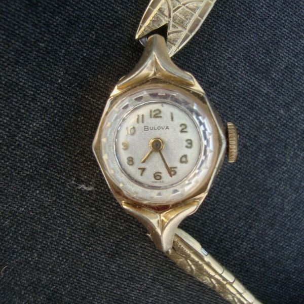 Vintage Bulova M7 Watch Mechanical Movement 10kt Rolled Gold Plate ...