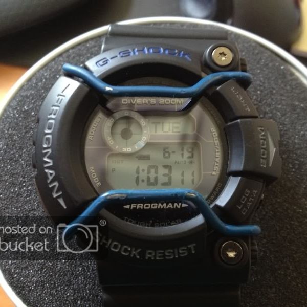 FSOT Master Blue Frogman with custom Bull Bars GW225C-1 Casio G Shock ...