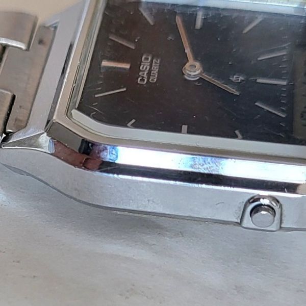 VINTAGE MENS CASIO WATCH 308 AQ-222 Analog & Digital Japan ...