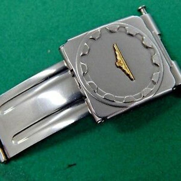 Mid-Size Men's LONGINES Conquest 16mm Clasp with Ends,Sand-Blasted with ...