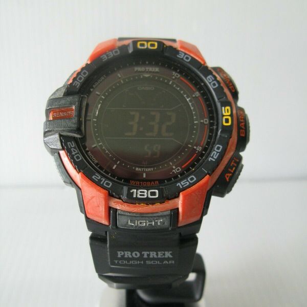 CASIO PROTREK (PRG-270) MEN'S TOUGH SOLAR SOLAR POWERED DIGITAL WATCH ...