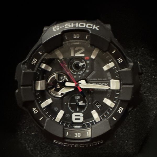 Casio G-Shock GRB300-1A GRAVITYMASTER Bluetooth Connected Solar Black ...