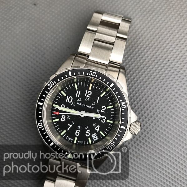 SOLD: Marathon TSAR Medium size with bracelet and rubber | WatchCharts