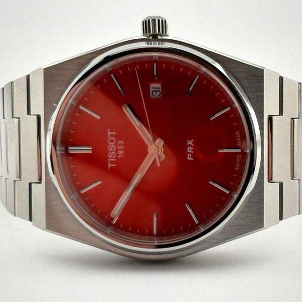 Tissot PRX Red Face T1374 Men's Watch | WatchCharts Marketplace