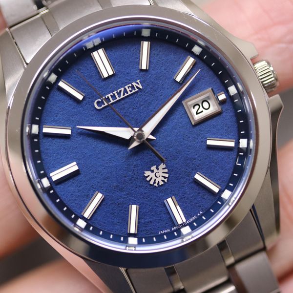 [WTS] Citizen. Chronomaster. Blue Japanese Washi paper dial. Titanium ...
