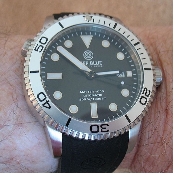 Deep Blue Master 1000 Automatic Diver | WatchCharts Marketplace