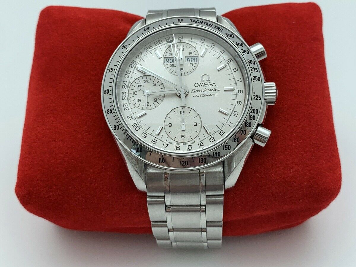 Omega Speedmaster Chronograph Automatic Tripple Date Calendar 3521.30 BOX 39mm | WatchCharts ...