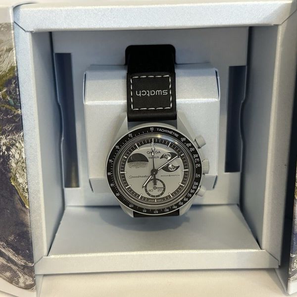 Swatch X Omega Mission to Earthphase Watch Brand New with Receipt & Box ...