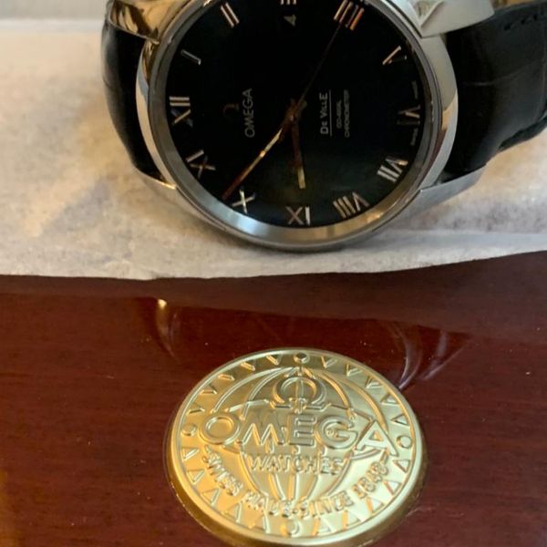 FS: Omega DeVille Blue Dial / Roman Numerals / Full Set B&P ...
