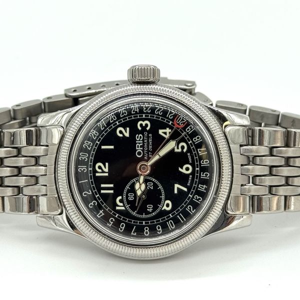 Oris Big Crown Pointer Date Black Dial 36mm Automatic Watch 7463B | WatchCharts Marketplace
