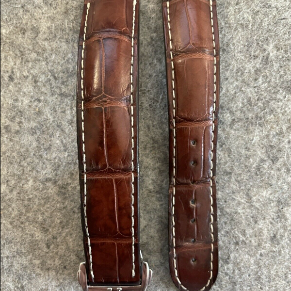OEM OMEGA Speedmaster Croc Strap Extra Long | WatchCharts Marketplace
