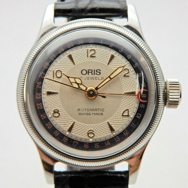 VERY RARE!! ORIS Automatic Watch S.A. 7400 574 Pointer Date Big Crown [6606] | WatchCharts