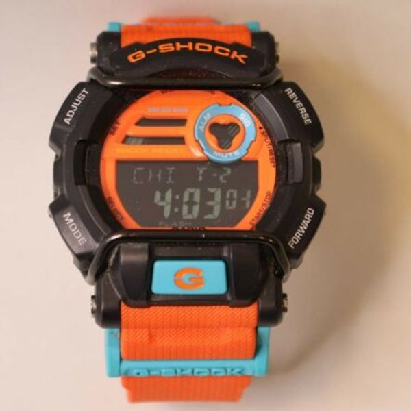 CASIO G-SHOCK 3434 GD-400DN SHOCK RESIST MEN'S WATCH - ORANGE/TEAL ...