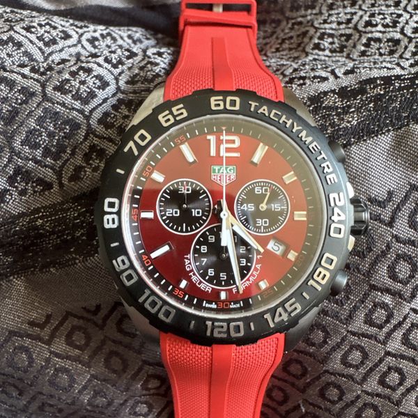 TAG Heuer Formula 1 Red Men's Watch - CAZ101AN.FT8055 | WatchCharts ...