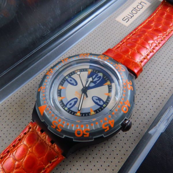New Swiss Made Swatch Scuba Diver 200M Olympic Quartz Men Watch/W Box ...