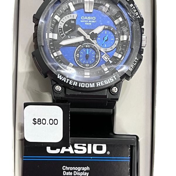 Brand New Casio Chronograph Men's Watch-Case Round | WatchCharts ...