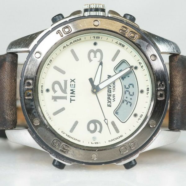 Vintage TIMEX Expedition Ana Digi 100 Meter Quartz Men's Watch, Timex ...