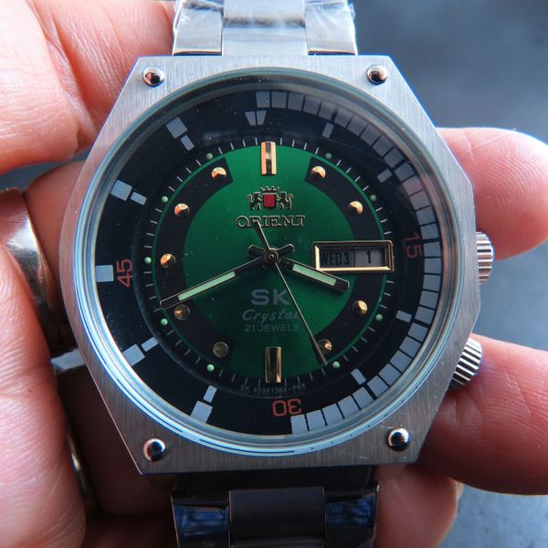 New Japan Orient SK Crystal Daydate Automatic Men Watch | WatchCharts ...