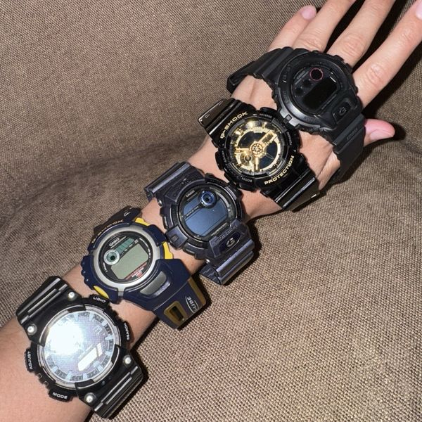 Lot of 5 Casio G-Shock Watches â Assorted Models, Untested, Sold As-Is ...
