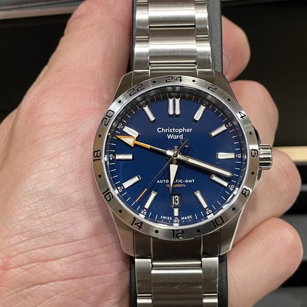 FS: Christopher Ward C63 GMT Blue Minty | WatchCharts Marketplace