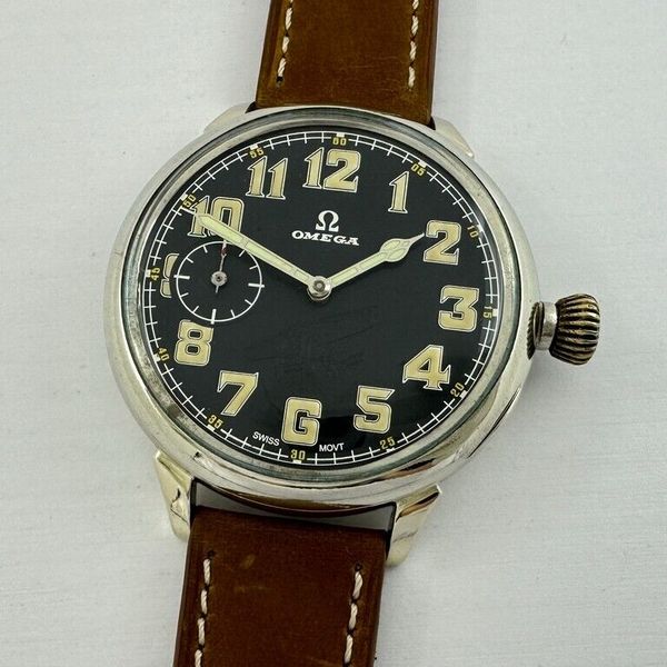 Omega Aviator Fliegertruppen Luftwaffe Pilots WWI Antique 1912-1916 ...
