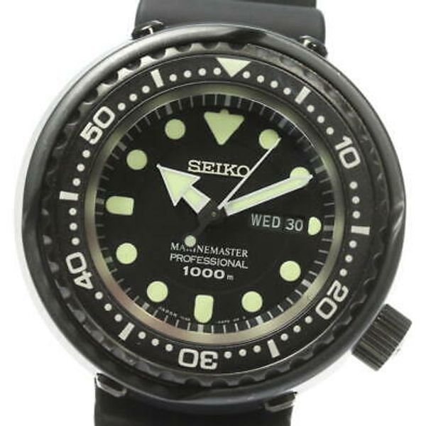 SEIKO Prospex Marine Master 7C46-0AH0/SBBN025 Day date Quartz Men's ...
