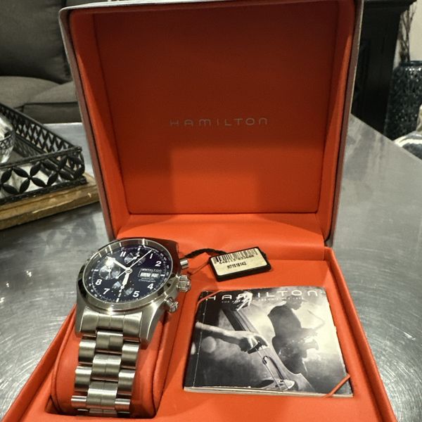 New Rare Hamilton Khaki Field Auto chronograph tachymeter 25 jewels ...